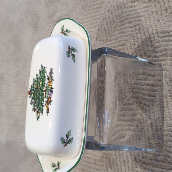 Spode | Dining | Genuine Spode Fine China Christmas Tree Pattern Butter ...